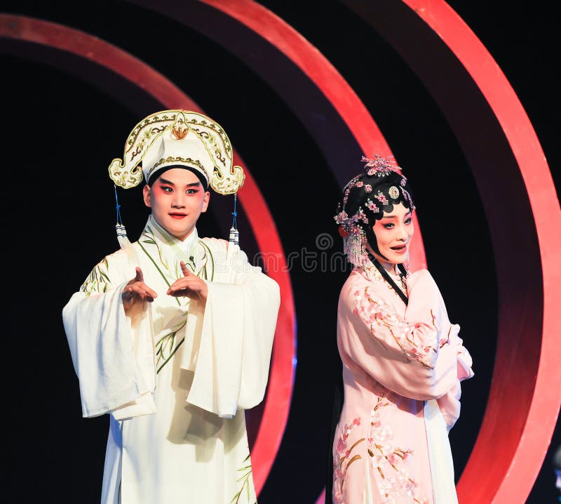 A Young Couple in Beijing Opera Editorial Photography - Image of outfit ...