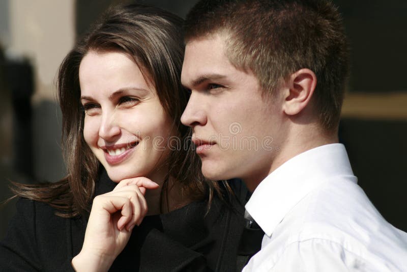 Young Couple Close Together Stock Photo - Image of full, blond: 5132240