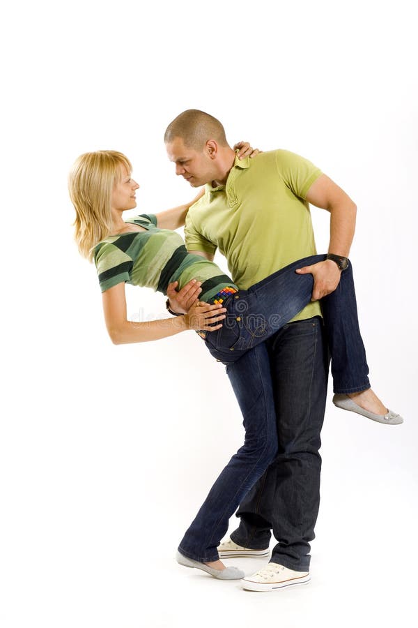 Young Couple in a Dance Position Stock Photo - Image of love, human ...