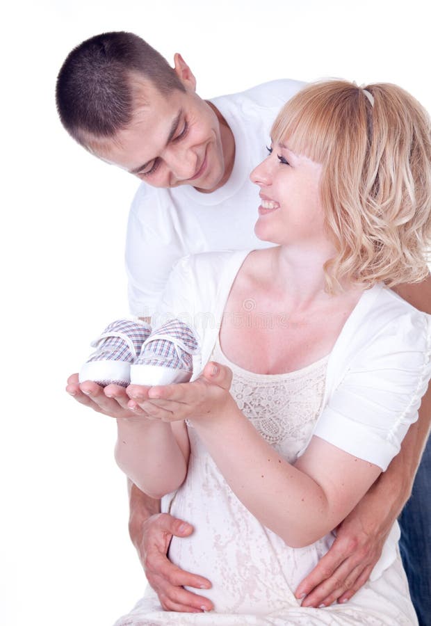 Young Couple Expecting a Baby Stock Image - Image of healthy, marriage ...