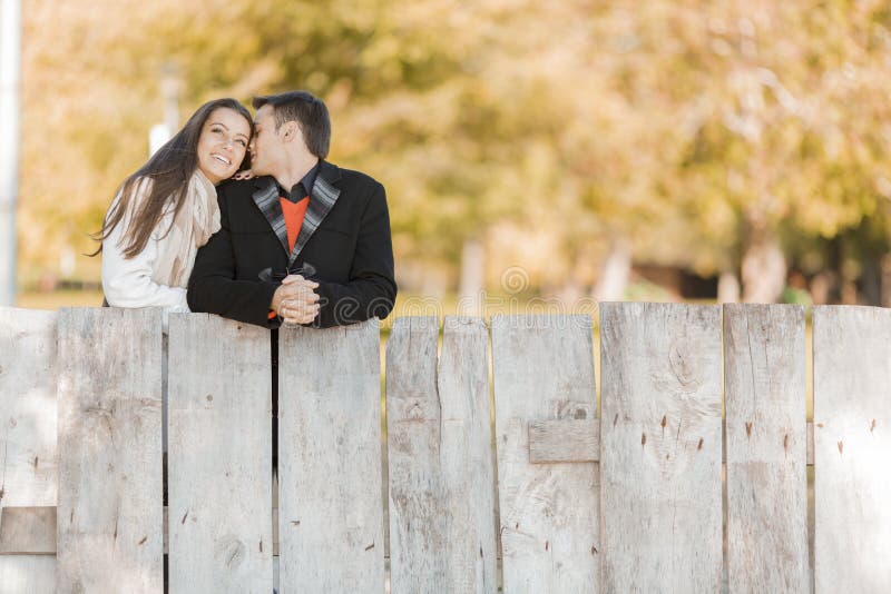 Mature couple outdoors stock photo. Image of casual, husband - 32898516