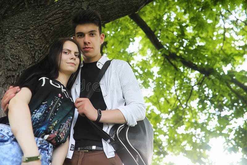 Young Couple on the First Date Stock Photo - Image of good, adult ...
