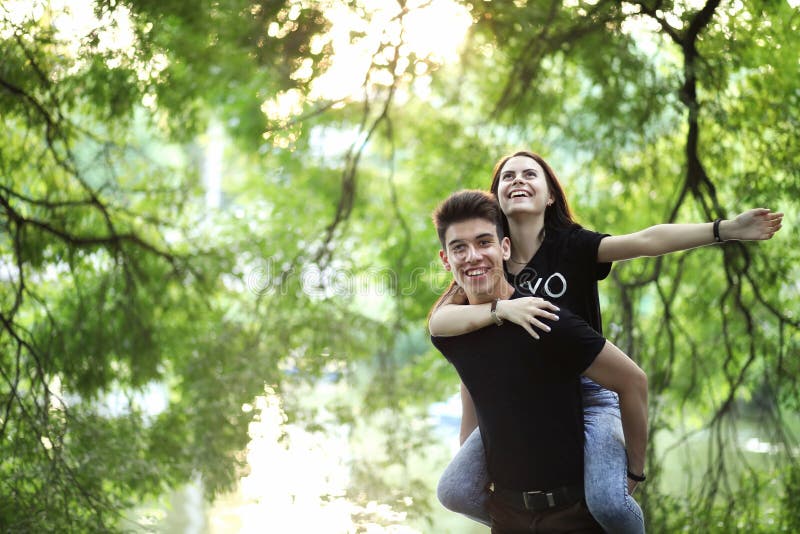 Young Couple on the First Date Stock Image - Image of love, boyfriend ...