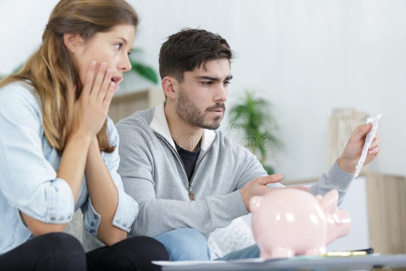 Young Couple Having Financial Problems Stock Image - Image of ...