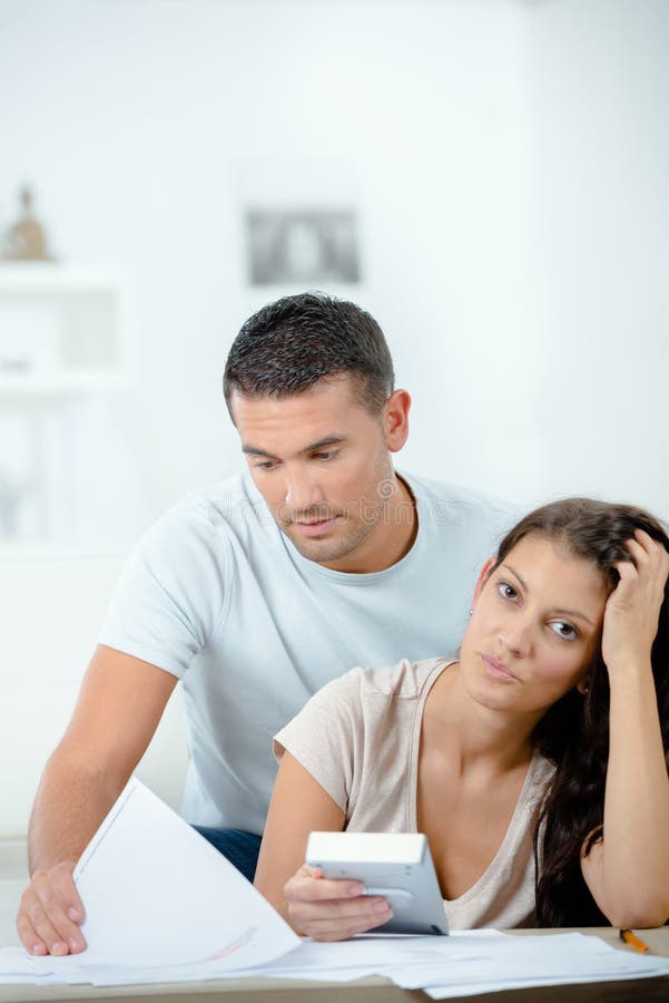 Young Couple Having Financial Problems Stock Photo - Image of ...