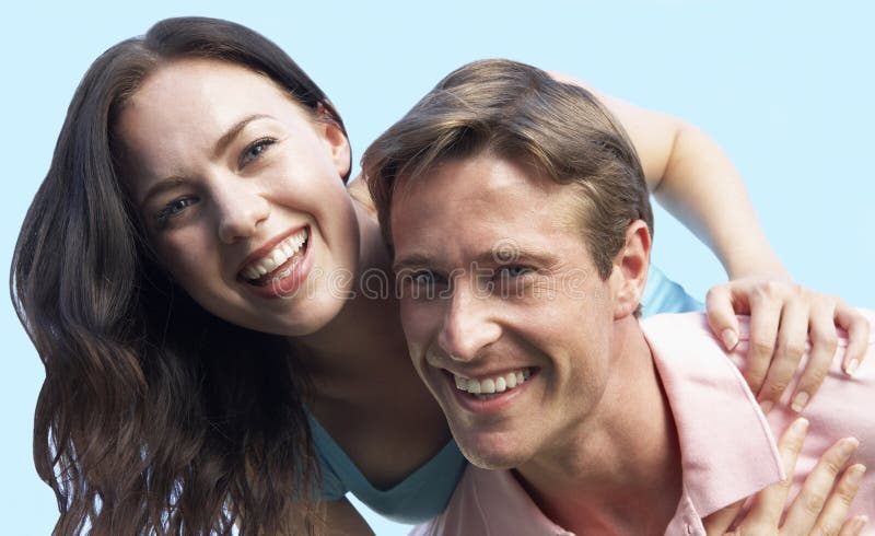 Young Couple Having Fun Outside Stock Image - Image of romance ...