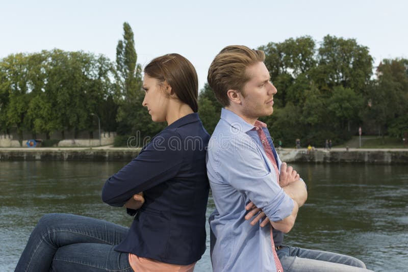 Young Couple Having Relation Problems Stock Image - Image of discussion ...