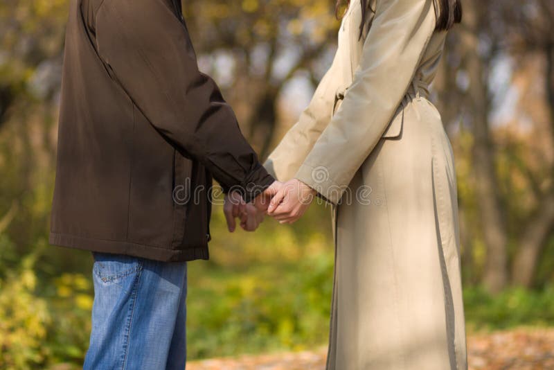 Young couple hold hands stock image. Image of adult, beauty - 6770041