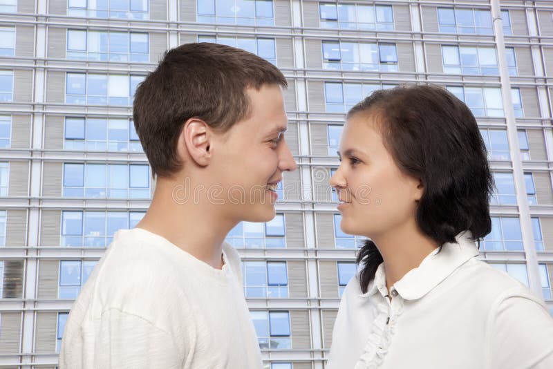 Young couple hugging stock image. Image of women, outdoors - 37731353