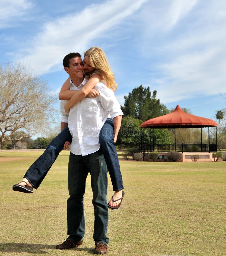 Lift Hug - Happy European Couple Stock Image - Image of lift, embracing ...