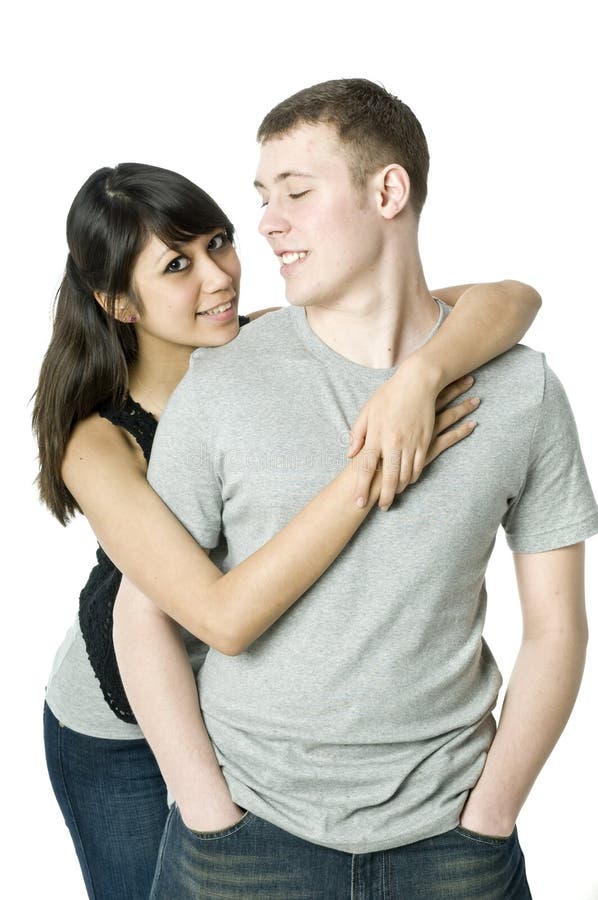 A Young Couple in Love Together Stock Image - Image of couple, together ...