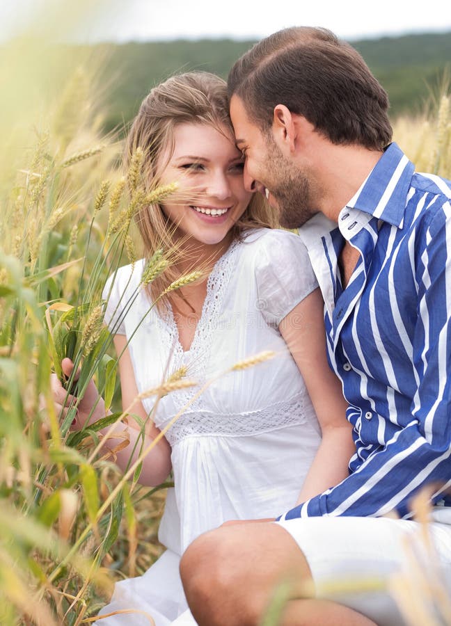 Couple Getting Close in Romance Stock Image - Image of girl, handsome ...