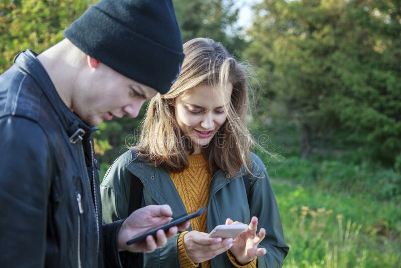 Communicating with Each Other Around the World without Borders Stock ...