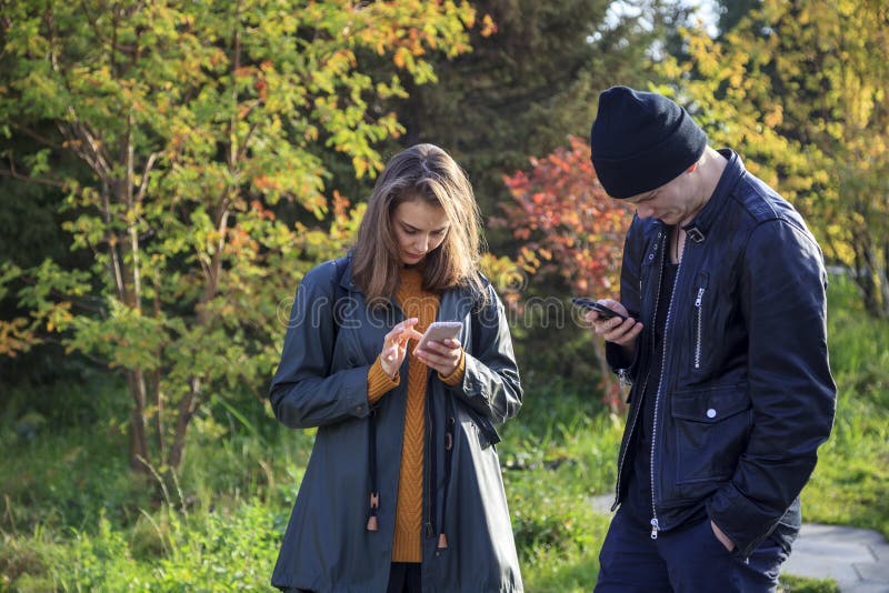 Communicating with Each Other Around the World without Borders Stock ...