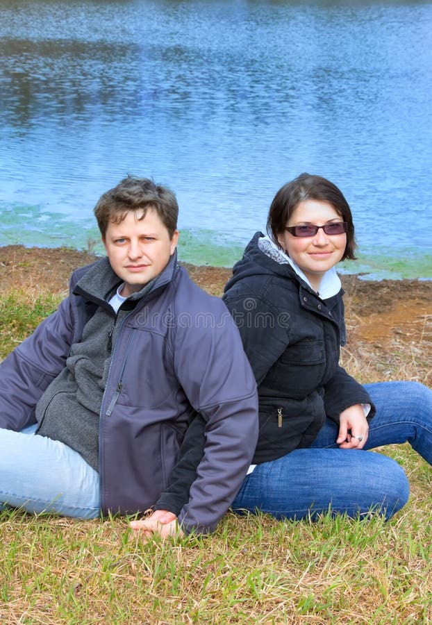 Young couple outdoor stock image. Image of outdoors, handsome - 28863551