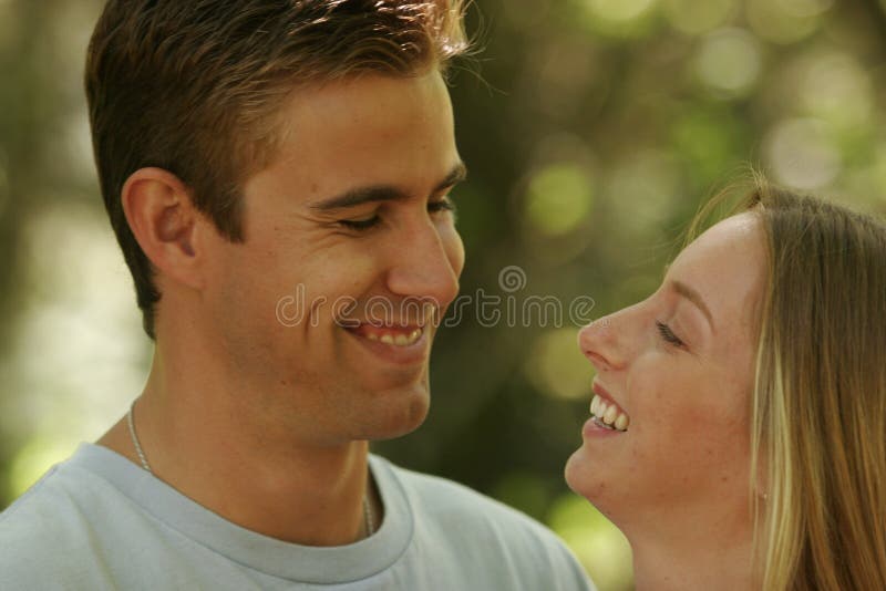 Young couple portraits stock photo. Image of couple, partnership - 1133436