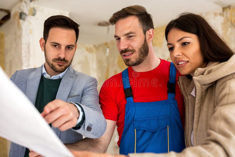 Renovations plan stock image. Image of home, line, house - 17899519