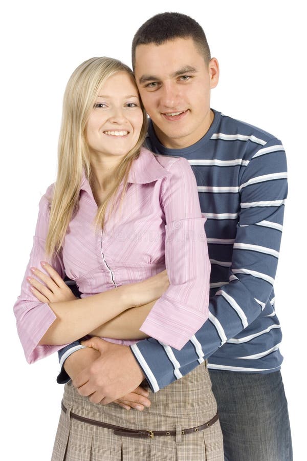Young couple standing stock image. Image of fancy, nice - 1616189