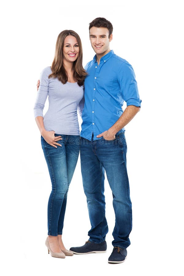 Young couple standing stock photo. Image of couple, young - 37973428