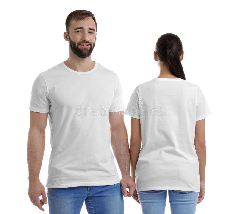 166 White Couple T Shirt Mockup Best Quality Mockups Psd