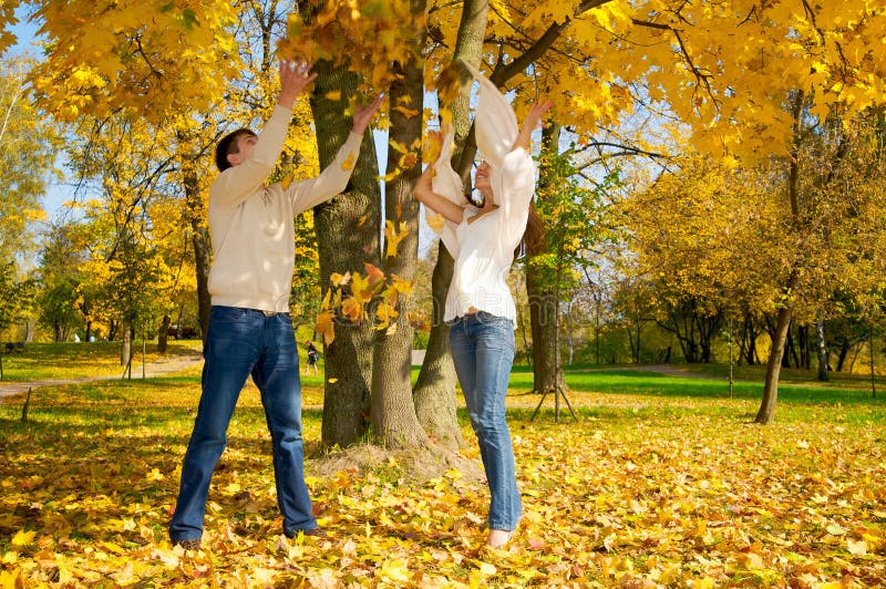 Jump couple autumn leaves stock photo. Image of happy, grass - 295144 Jump couple autumn leaves stock photo. Image of happy, grass - 295144