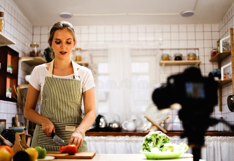 Young Couples are Enjoying Cooking at the Kitchen in Working from Home ...