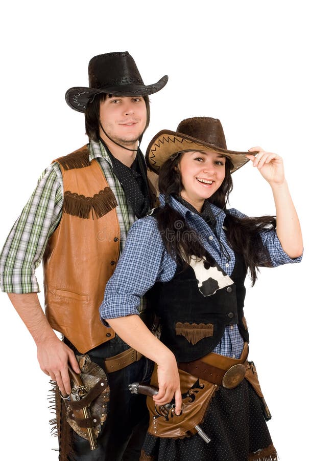Cowboy love stock photo. Image of real, happy, couple - 14655638