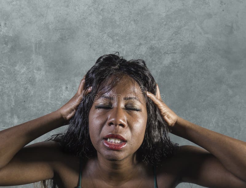 Tormented woman stock photo. Image of illness, light, caucasian - 5824742