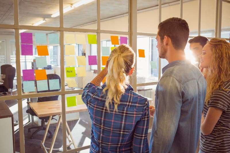 Young Creative Business People Stock Photo - Image of chalk, creative ...