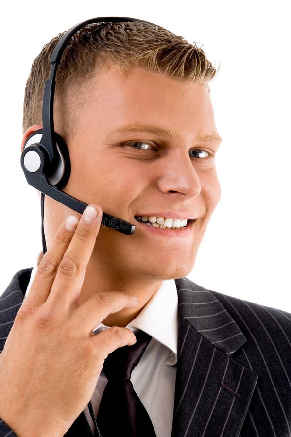 Customer service agent stock photo. Image of closeup, attorney - 8474834