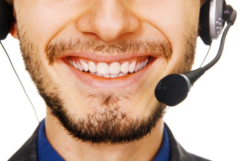 Customer Service Professional Stock Image - Image of office, headphones ...