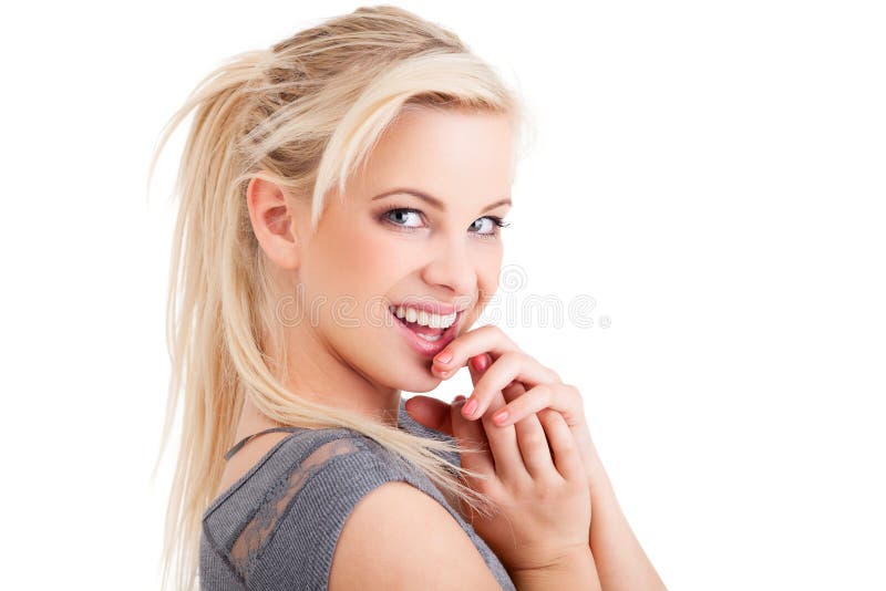 Cute smile stock image. Image of friendly, fashion, natural - 30063201