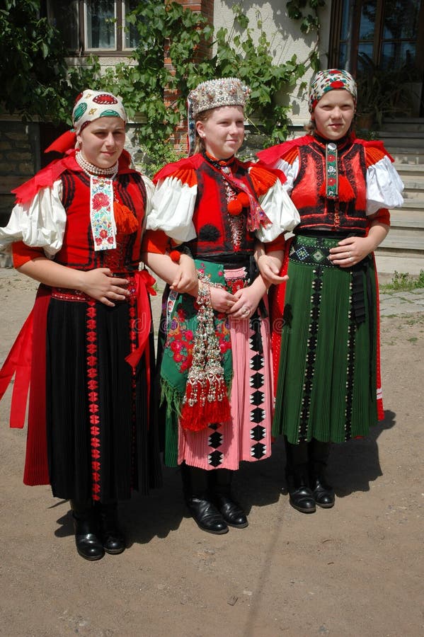 Children in Traditional Clothes Editorial Stock Image - Image of ...