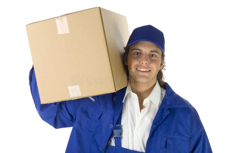 Postman Delivering Mail stock photo. Image of postal, delivering - 6808444