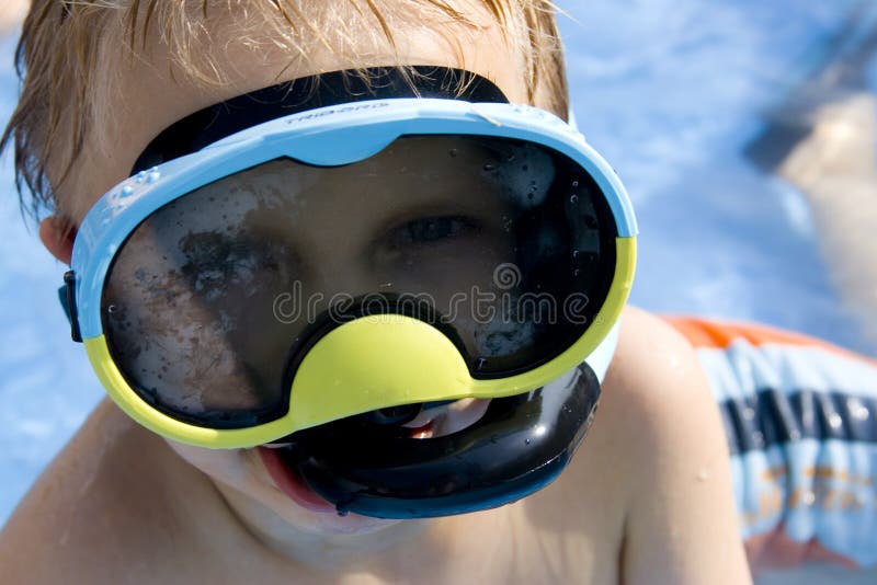 Young Diver stock image. Image of leisure, vacation, goggles - 1586335
