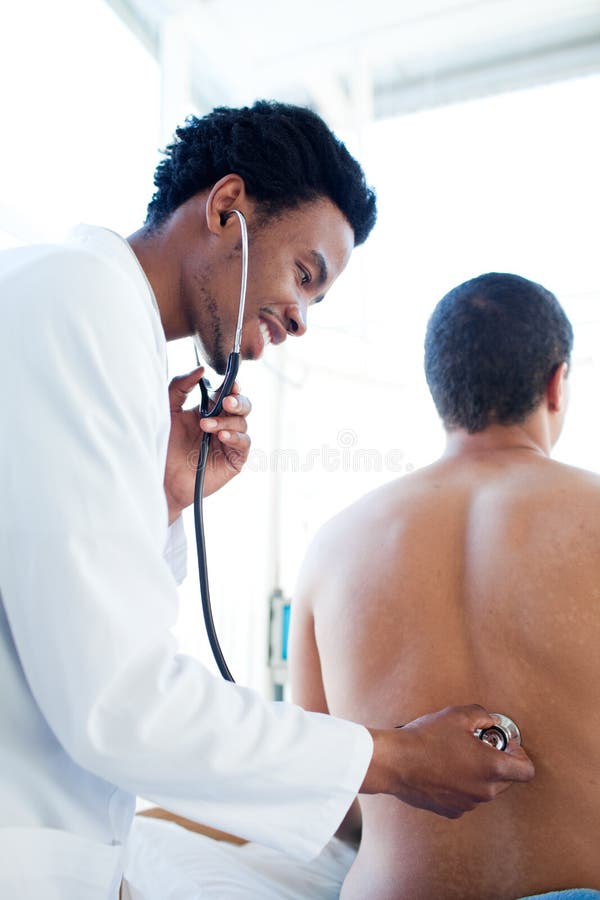 Medical Doctor Examine Patient Stock Image - Image of health, people ...