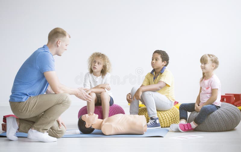 Doctor Explaining First Aid Steps Stock Photo - Image of explain ...