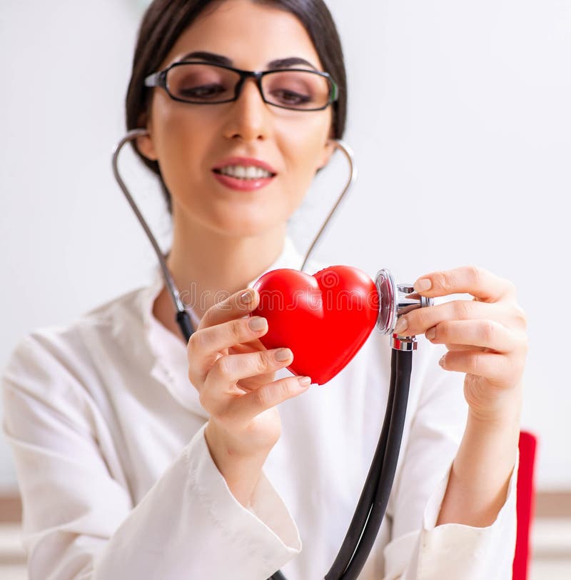 Young Doctor in Heart Care Concept Stock Photo - Image of blood ...