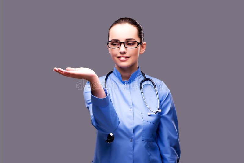 The Young Doctor in Medical Concept Stock Image - Image of practice ...