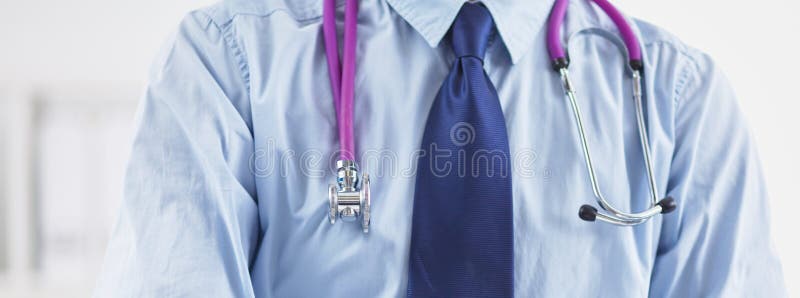 Young Doctor in the Office Makes an Entry Stock Image - Image of ...