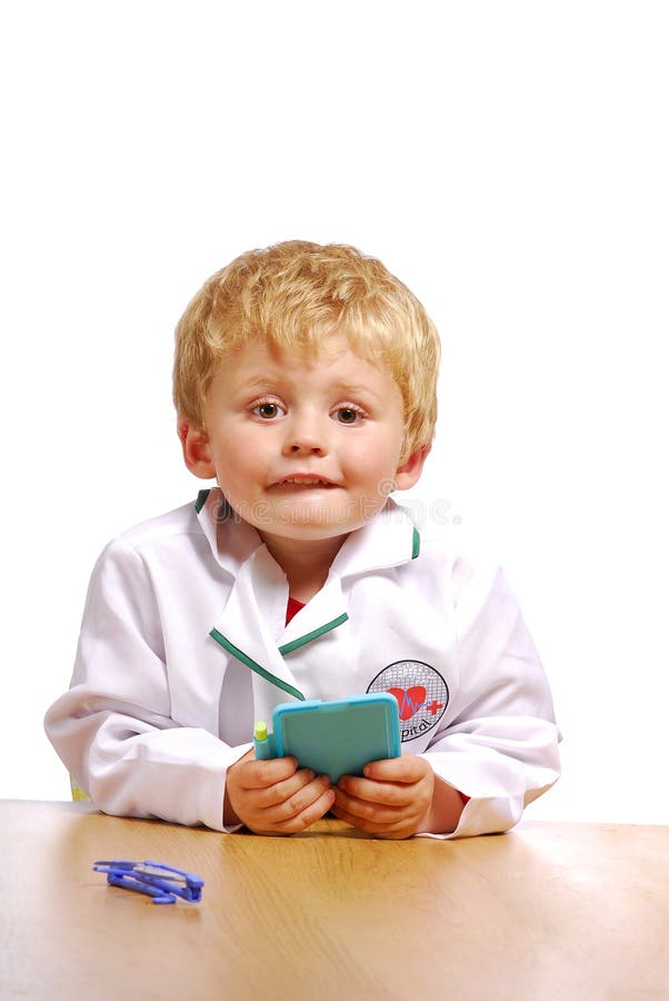 Young doctor toddler stock photo. Image of healthy, clinic - 5172394