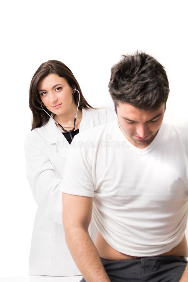 Young doctor visit stock image. Image of pulse, adult - 50716729