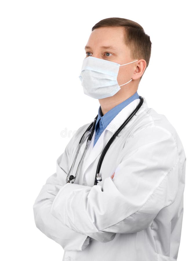 Young Doctor Wearing a Mask Stock Image - Image of medicine, mask: 13588725