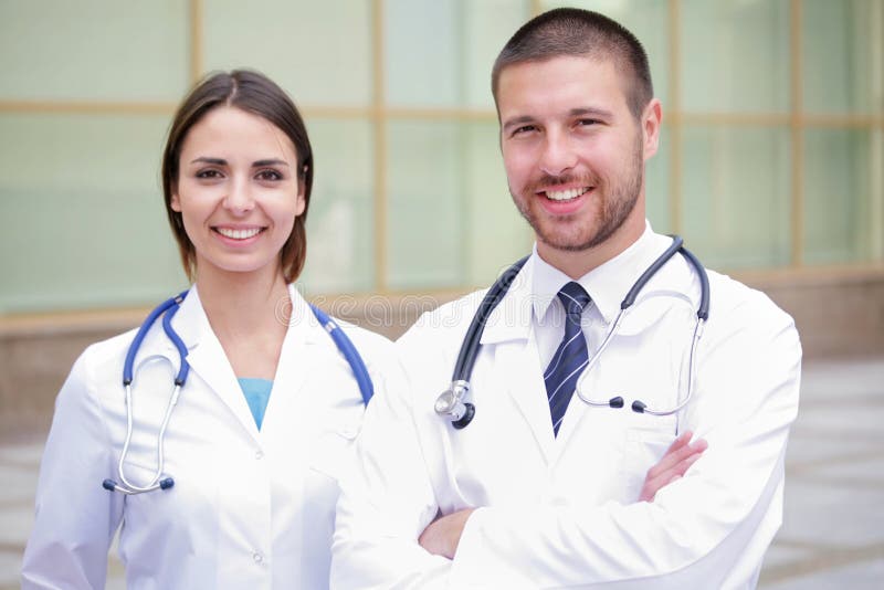Young doctors stock image. Image of heal, light, colleague - 15717009