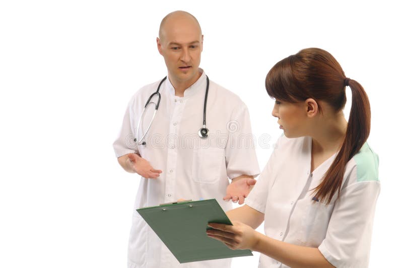 Two doctors arguing stock image. Image of degree, confidentiality ...
