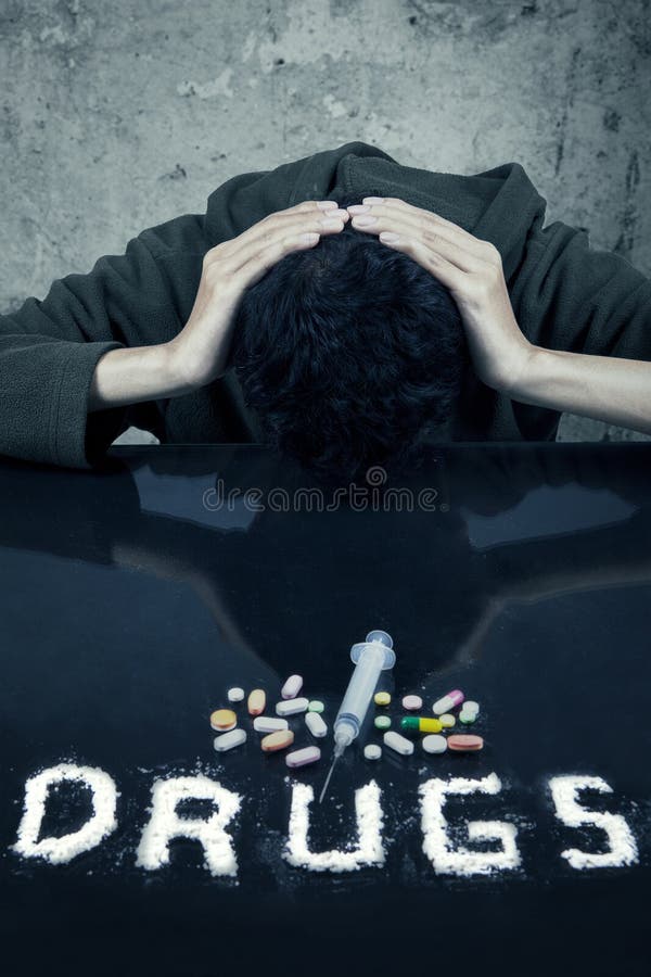 A young drug user stock image. Image of drug, heroin - 38401323
