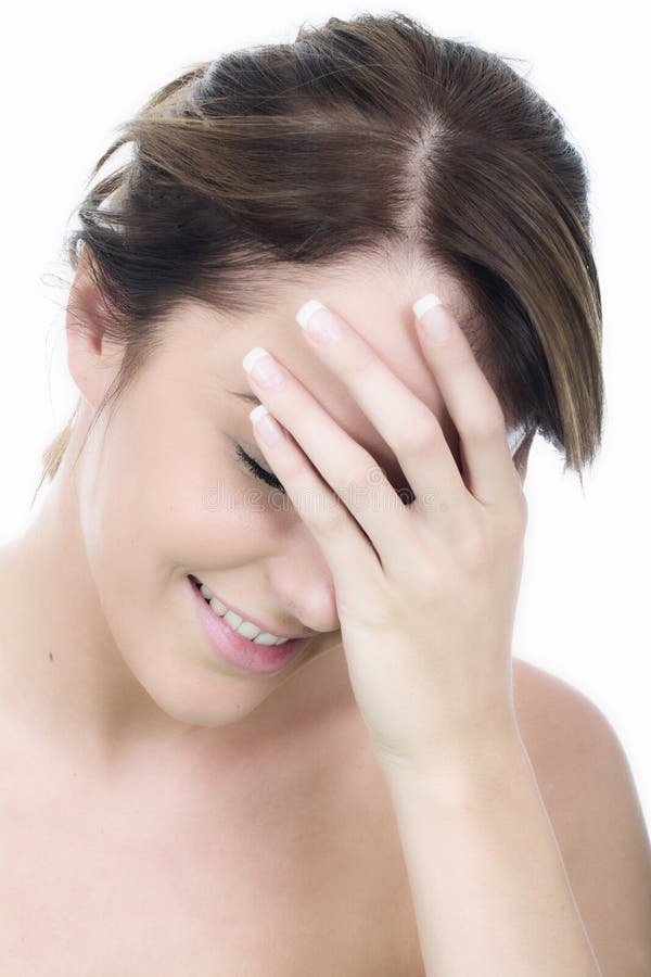 Happy Embarrassed Shocked Attractive Woman Stock Photos - Free ...