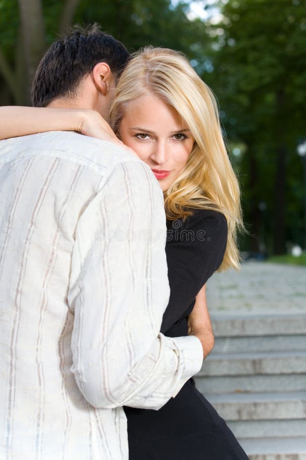 Young embracing couple stock image. Image of marriage - 2984119