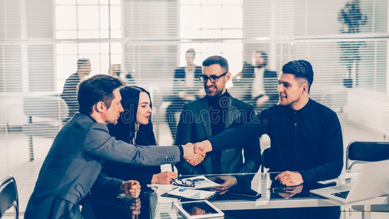 Young Employee Explaining His Ideas To Colleagues. Stock Photo - Image ...