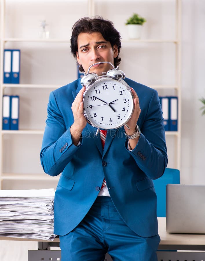Young Employee Making Copies at Copying Machine Stock Photo - Image of ...
